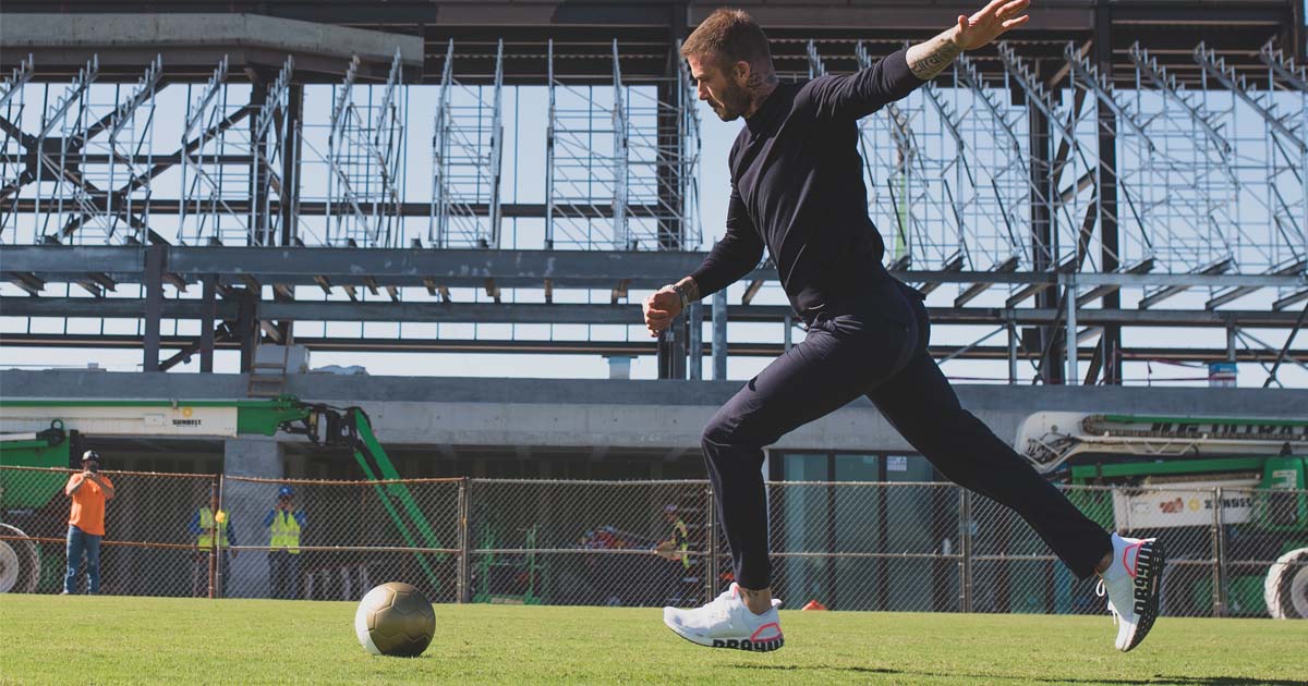 David Beckham Visits Inter Miami Stadium - SoccerBible