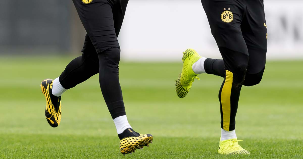 Marco Reus Trains In Upcoming PUMA Future Colourway - SoccerBible