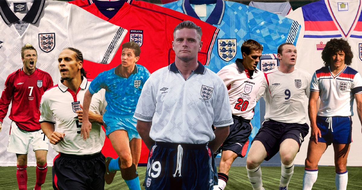 The 10 Most Iconic England Kits Of All Time - SoccerBible