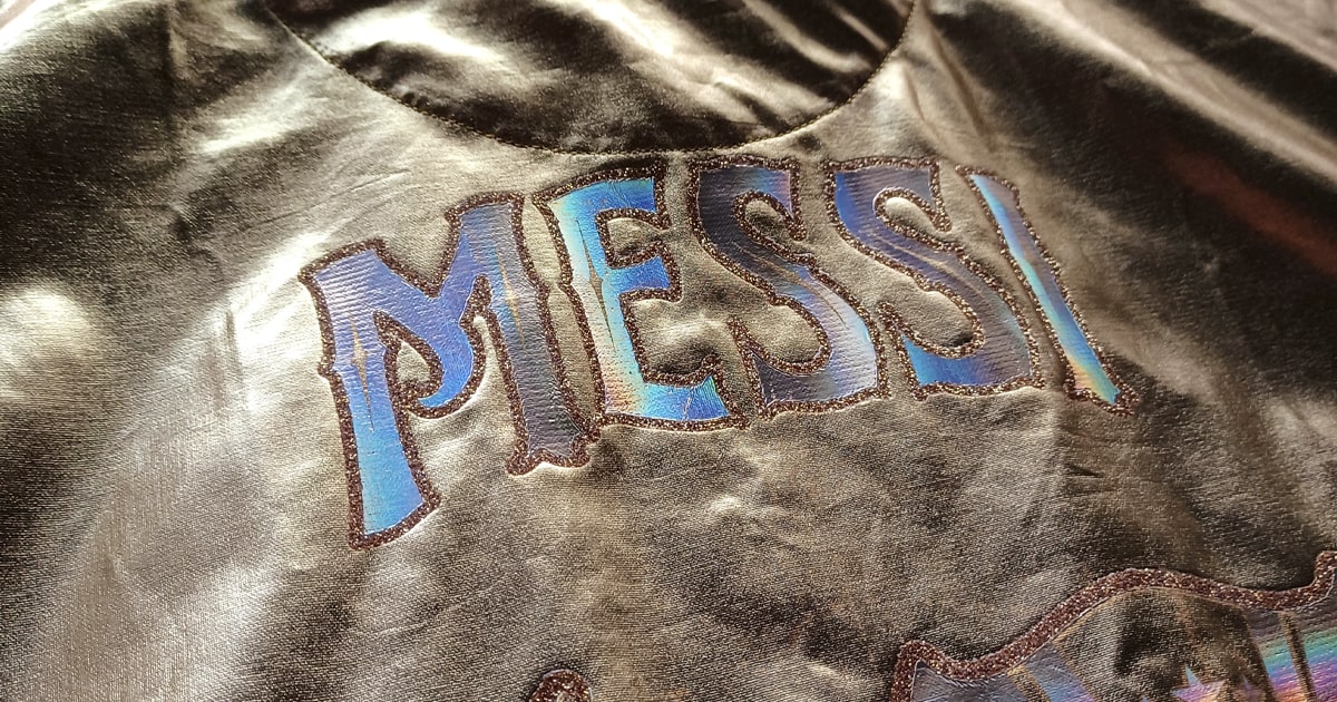 Fokohaela Creates Special Golden 1 of 1 Messi Argentina Shirt - SoccerBible