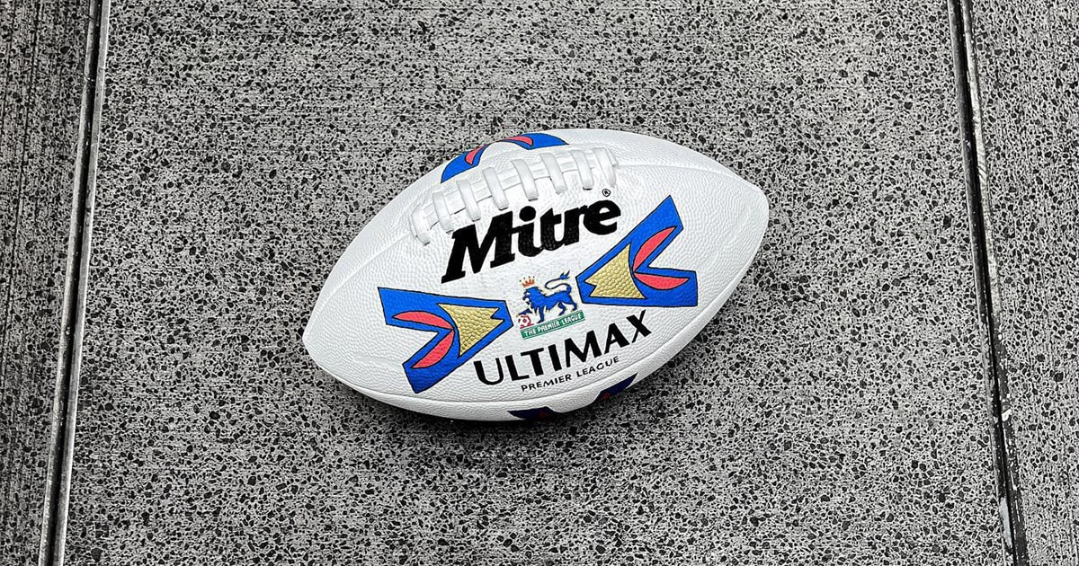 American Footballs Hand-Painted As Iconic Premier League Balls ...