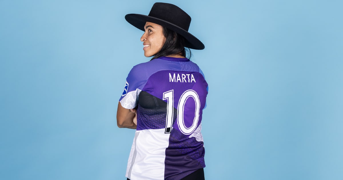 Orlando Pride Honour Marta’s 100 Club Appearances With Mash-Up Jersey ...