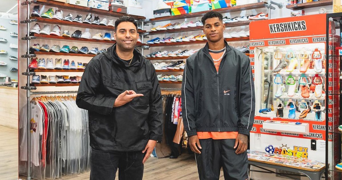 Marcus Rashford Goes Sneaker Shopping With Complex - SoccerBible
