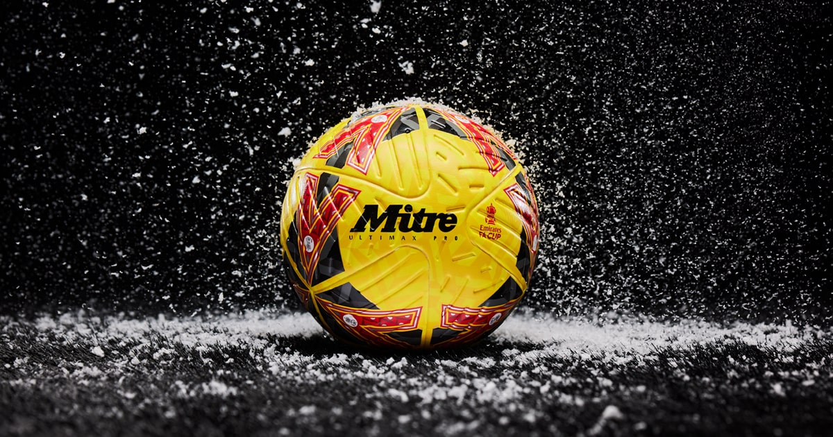 Mitre Reveal The 23/24 FA Cup Fluo Ultimax Pro Match Ball - SoccerBible