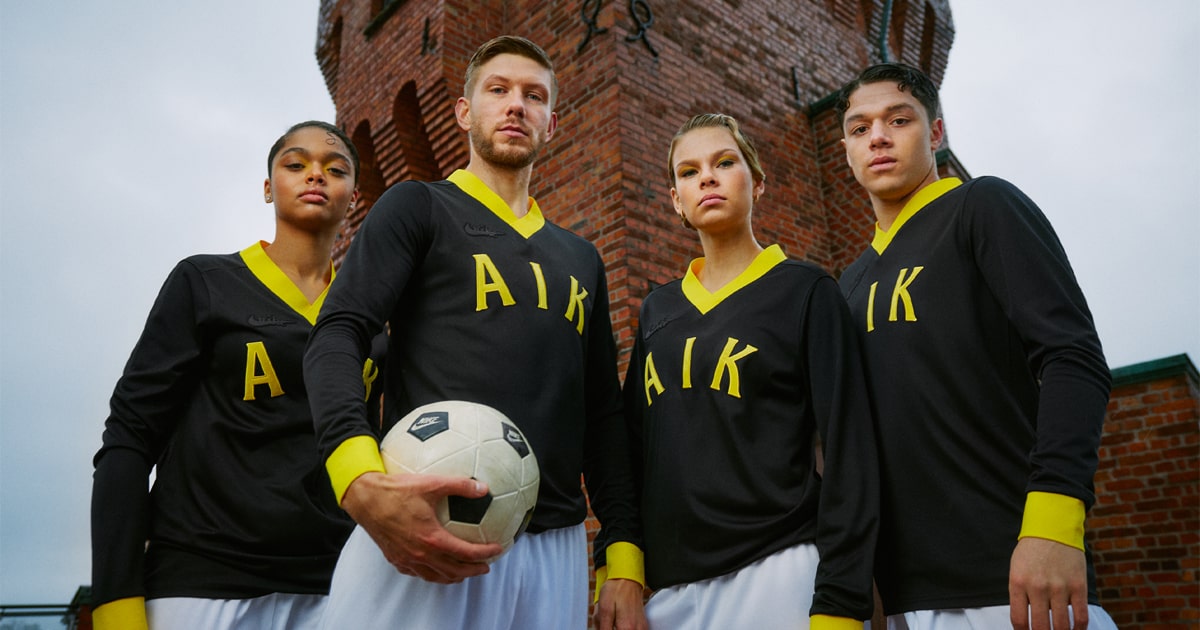AIK Reveal & Debut Special Allsvenskan 100-Year Kit - SoccerBible