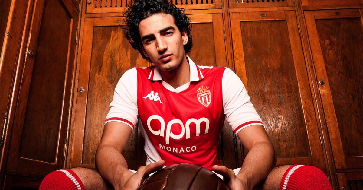 Kappa Launch AS Monaco 24/25 Home Shirt - SoccerBible