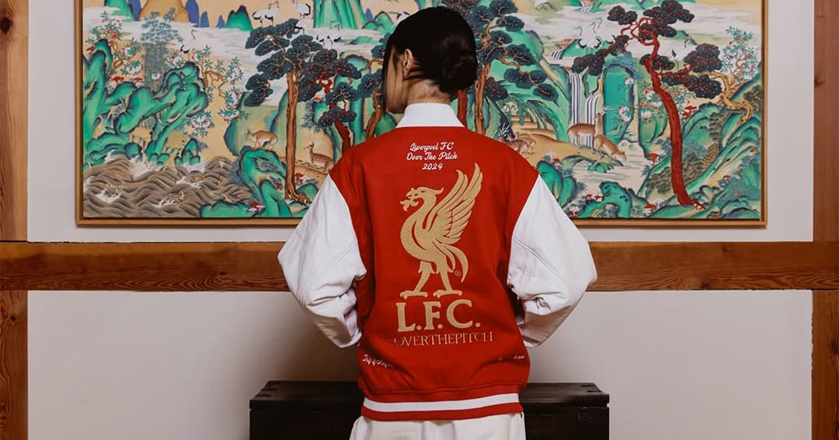 Over The Pitch Release LFC Varsity Jacket - SoccerBible