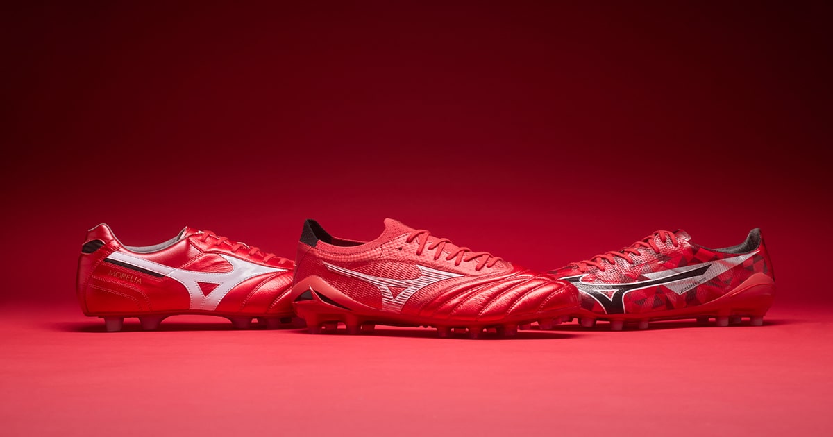 Mizuno Present Striking 'Ruby Red' Pack - SoccerBible