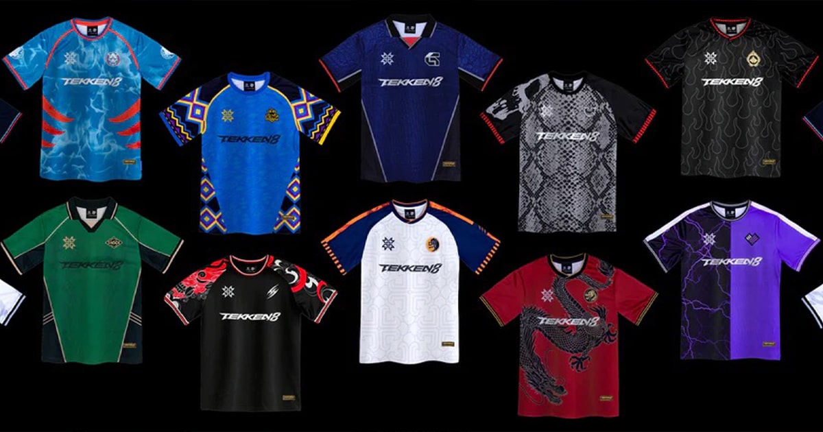 Dyenamik Drop TEKKEN 8 Jersey Collection - SoccerBible