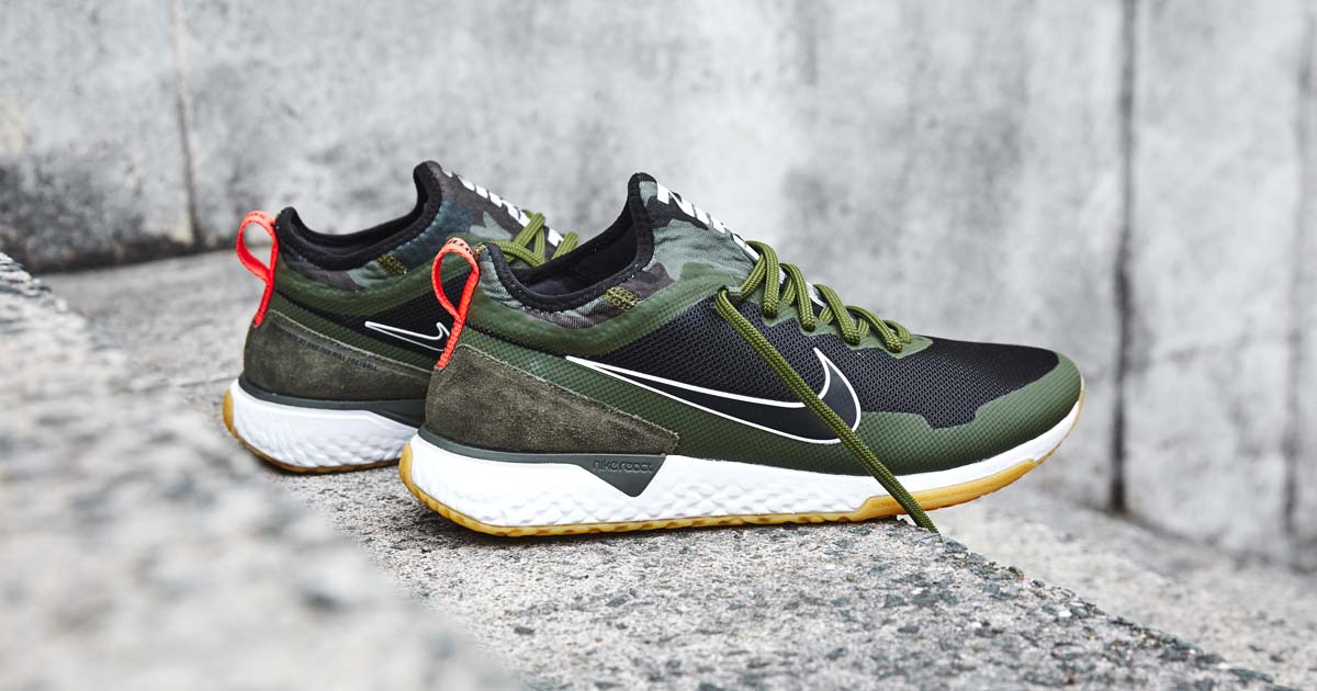 The Nike F.C. React Launches in "Black/Legion Green/Cargo Khaki ...