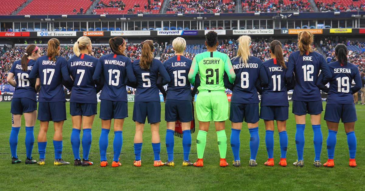 USWNT Wear Names Of Inspirational Women On Their Jerseys - SoccerBible